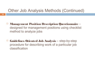 Job analysis HRP | PPT