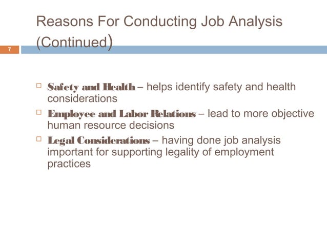 Job analysis HRP | PPT