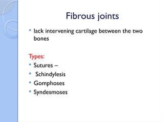 4 Joints of human body(arthrology)-general anatomy | PPTX