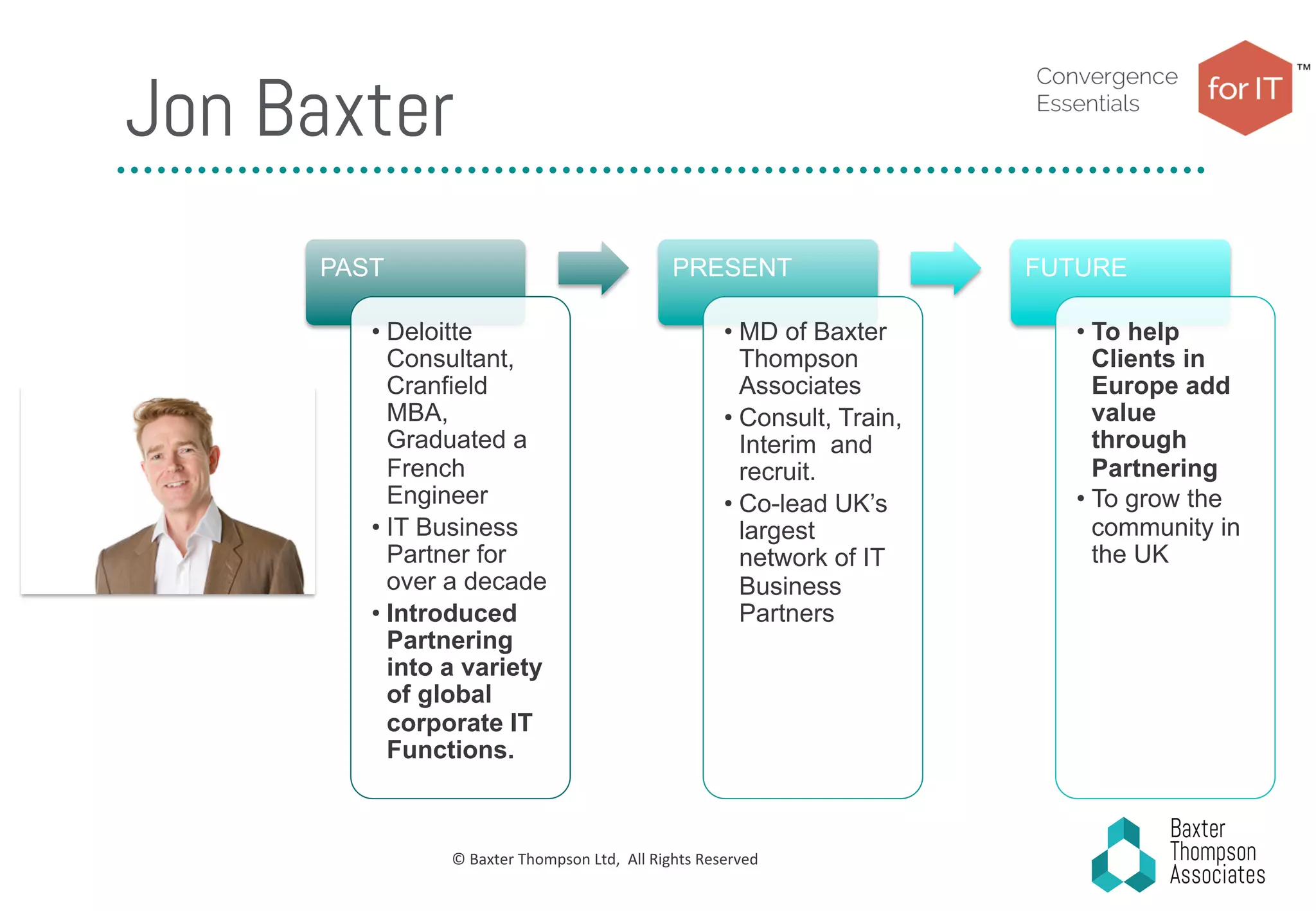 Jon Baxter - Getting a Seat at The Decision-Making Table | PPT