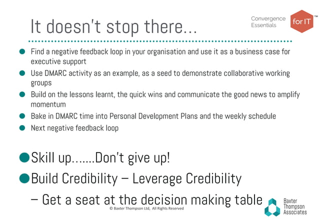Jon Baxter - Getting a Seat at The Decision-Making Table | PPT
