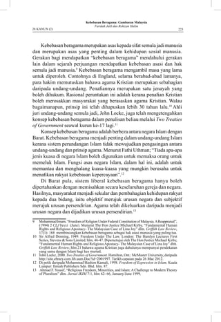 Kebebasan Beragama dalam hak asasi manusia | PDF