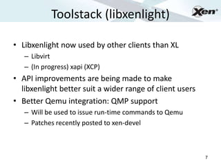 Xen Hypervisor Update 2011 | PPT