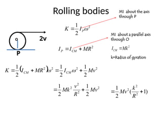 Kinetic energy of rotating and rolling bodies.pptx