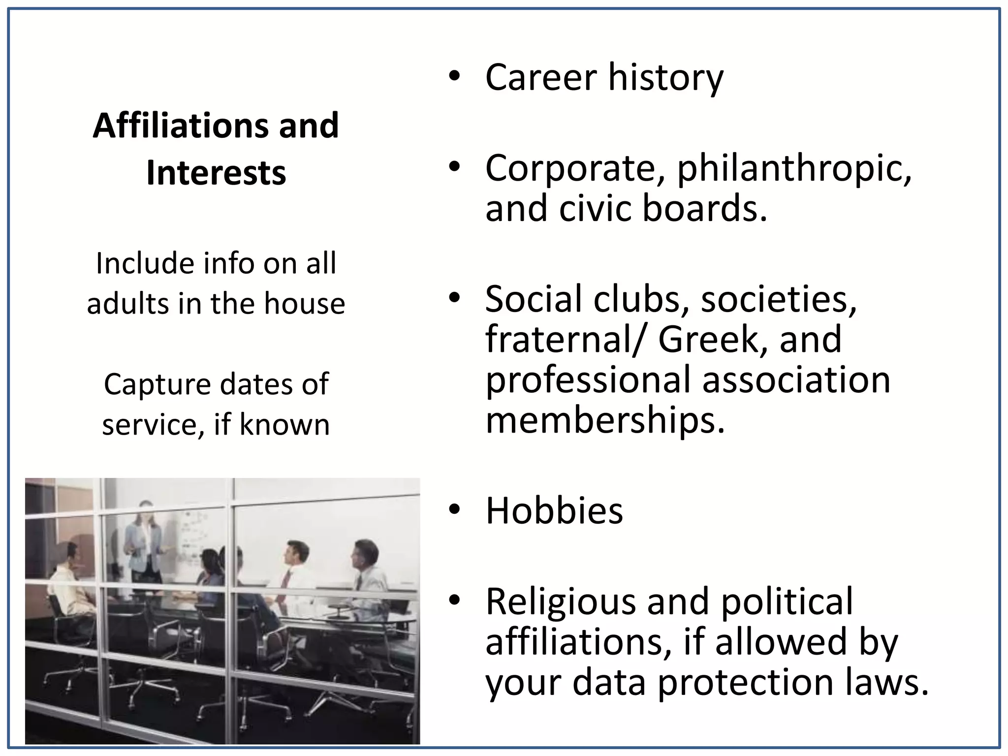 4 key elements of a strategic prospect profile | PPTX | Financial ...