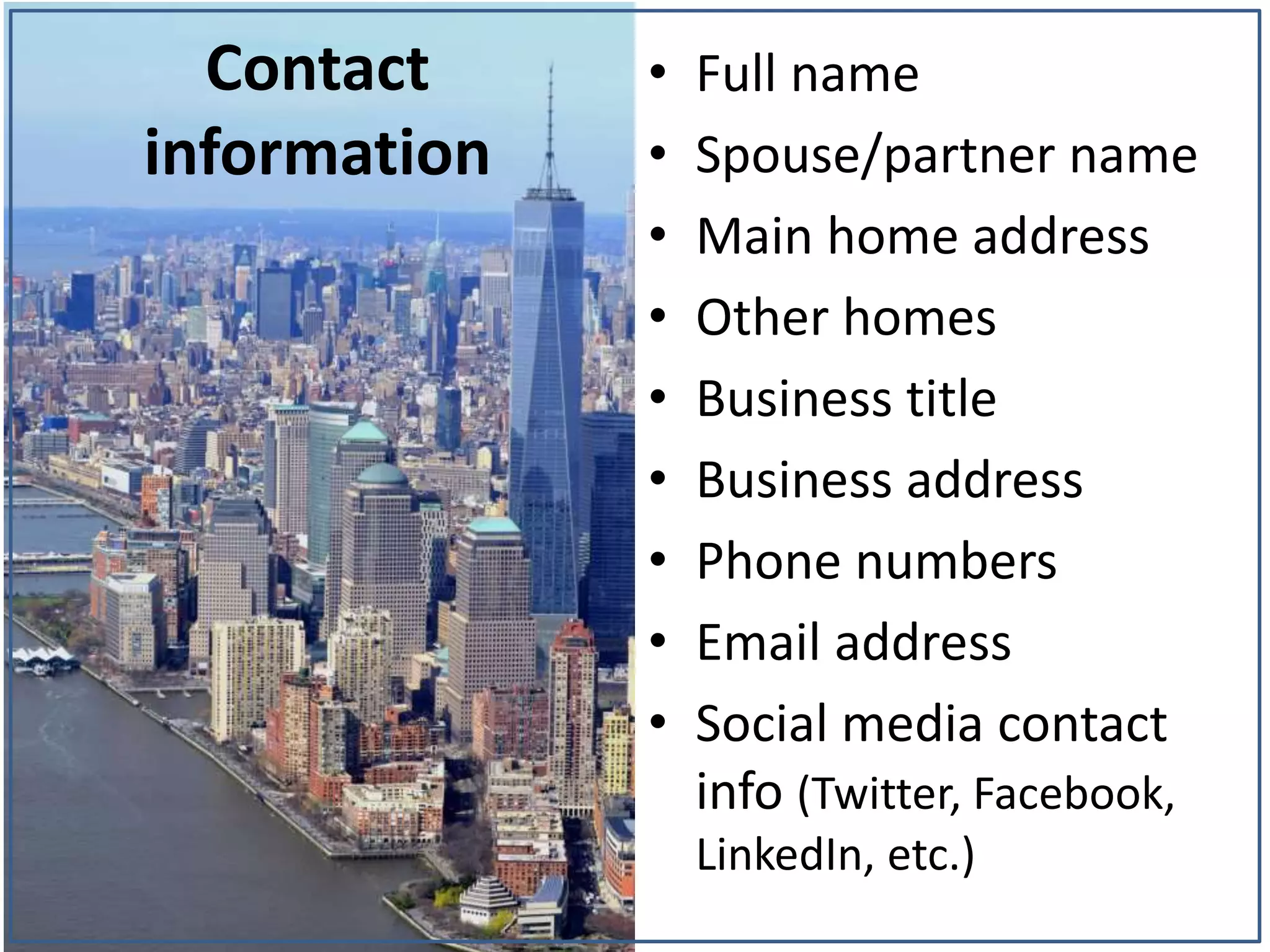 4 key elements of a strategic prospect profile | PPTX | Financial ...