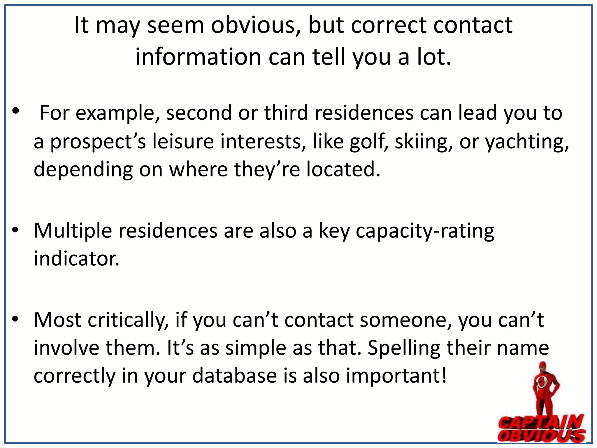 4 key elements of a strategic prospect profile | PPTX | Financial ...