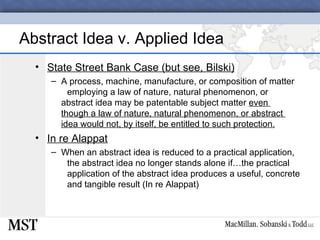 04-Patentable Subject Matter 35 USC §101 | PPT