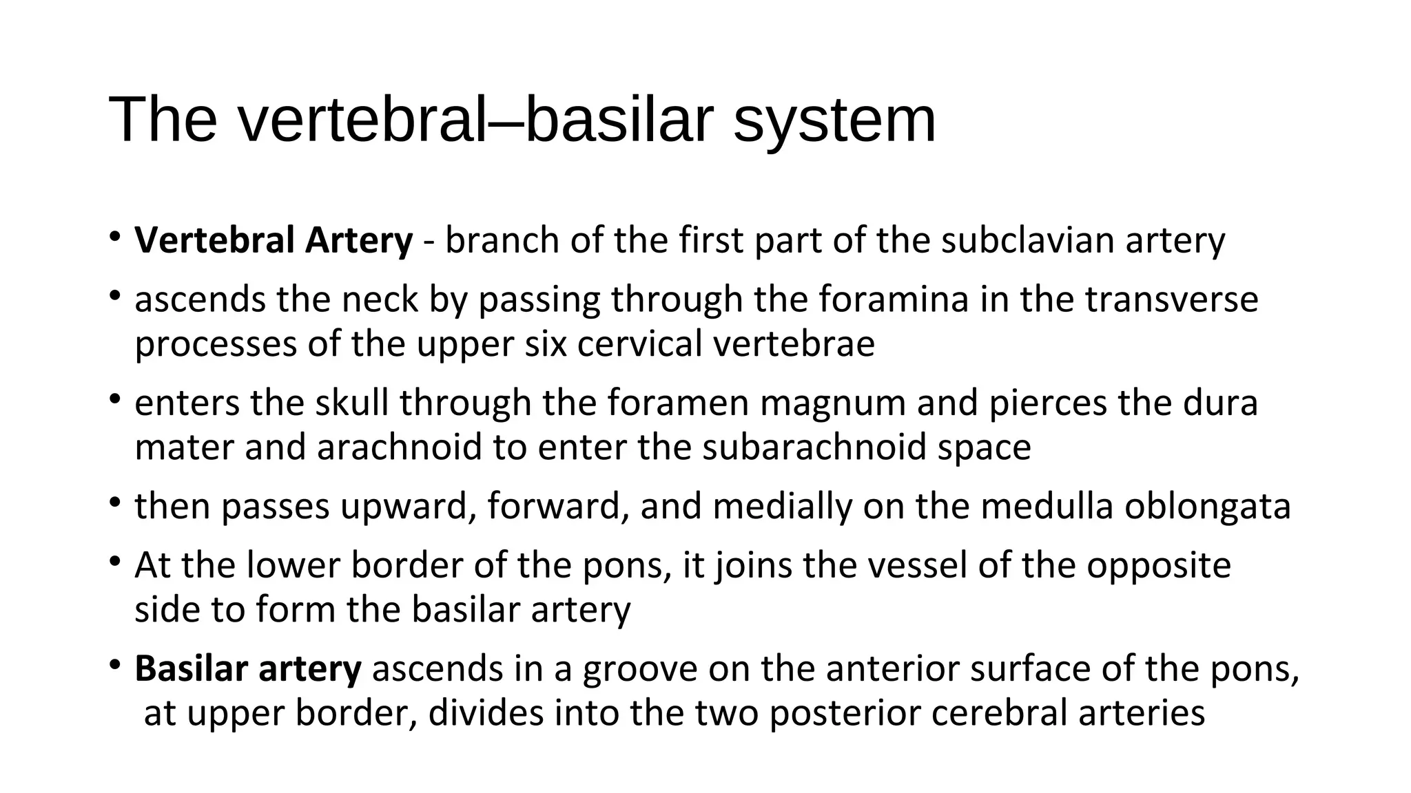 Functional anatomy of brainstem and clinical correlates | PPT