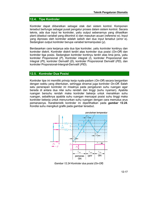 4 klsisfikasi sistem kontrol otomatis | PDF