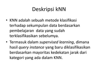 Metode knn | PPTX