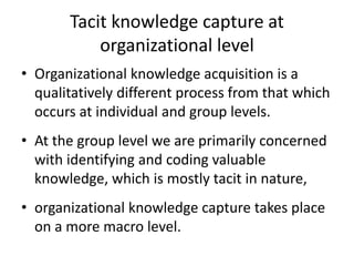 knowledge management creation | PPTX