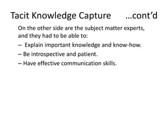 knowledge management creation | PPTX