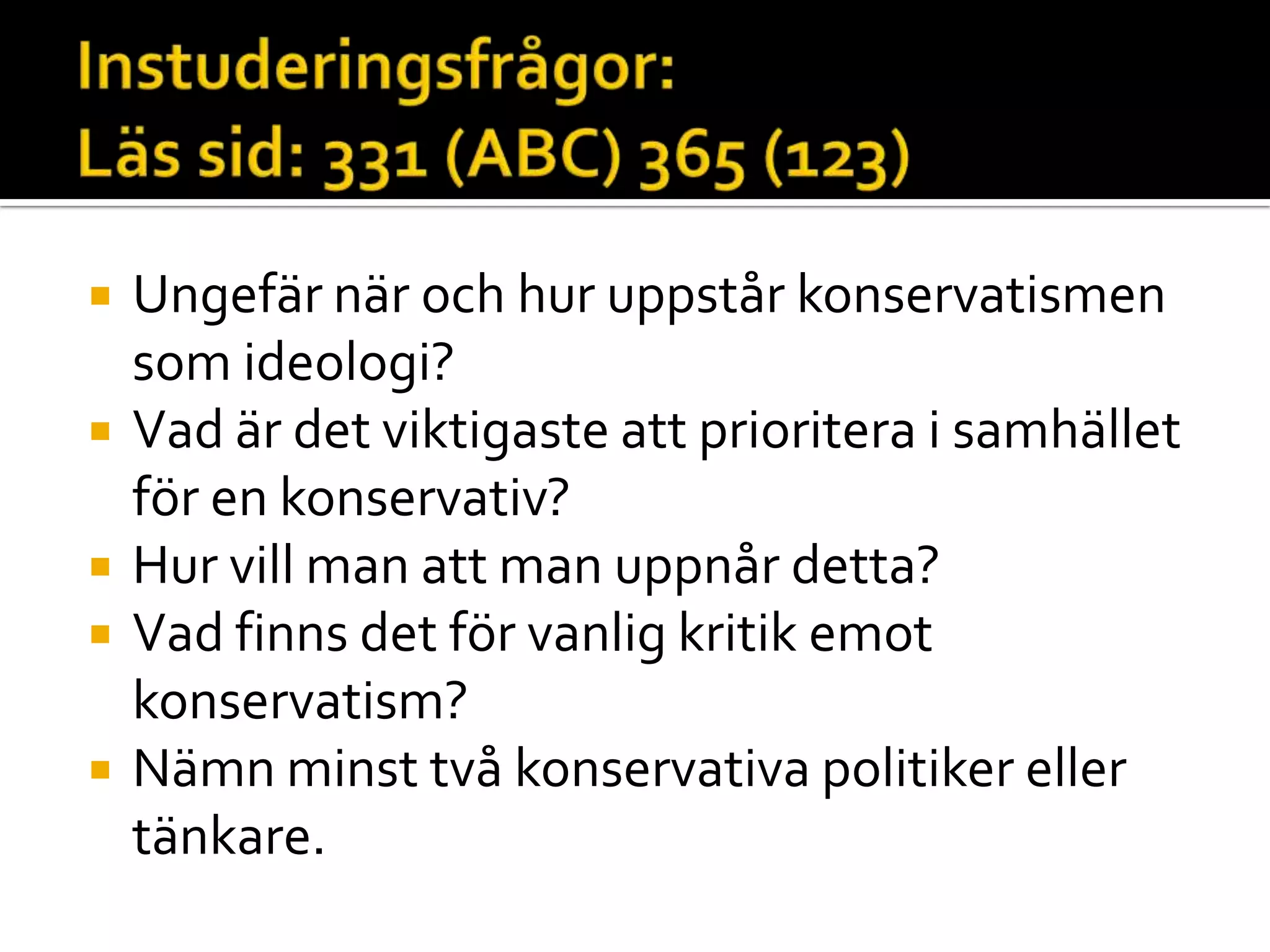 4 konservatism | PPTX