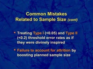 Sample size and power | PPT