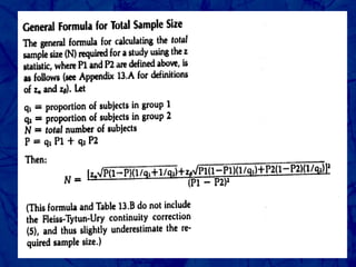 Sample size and power | PPT