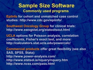 Sample size and power | PPT