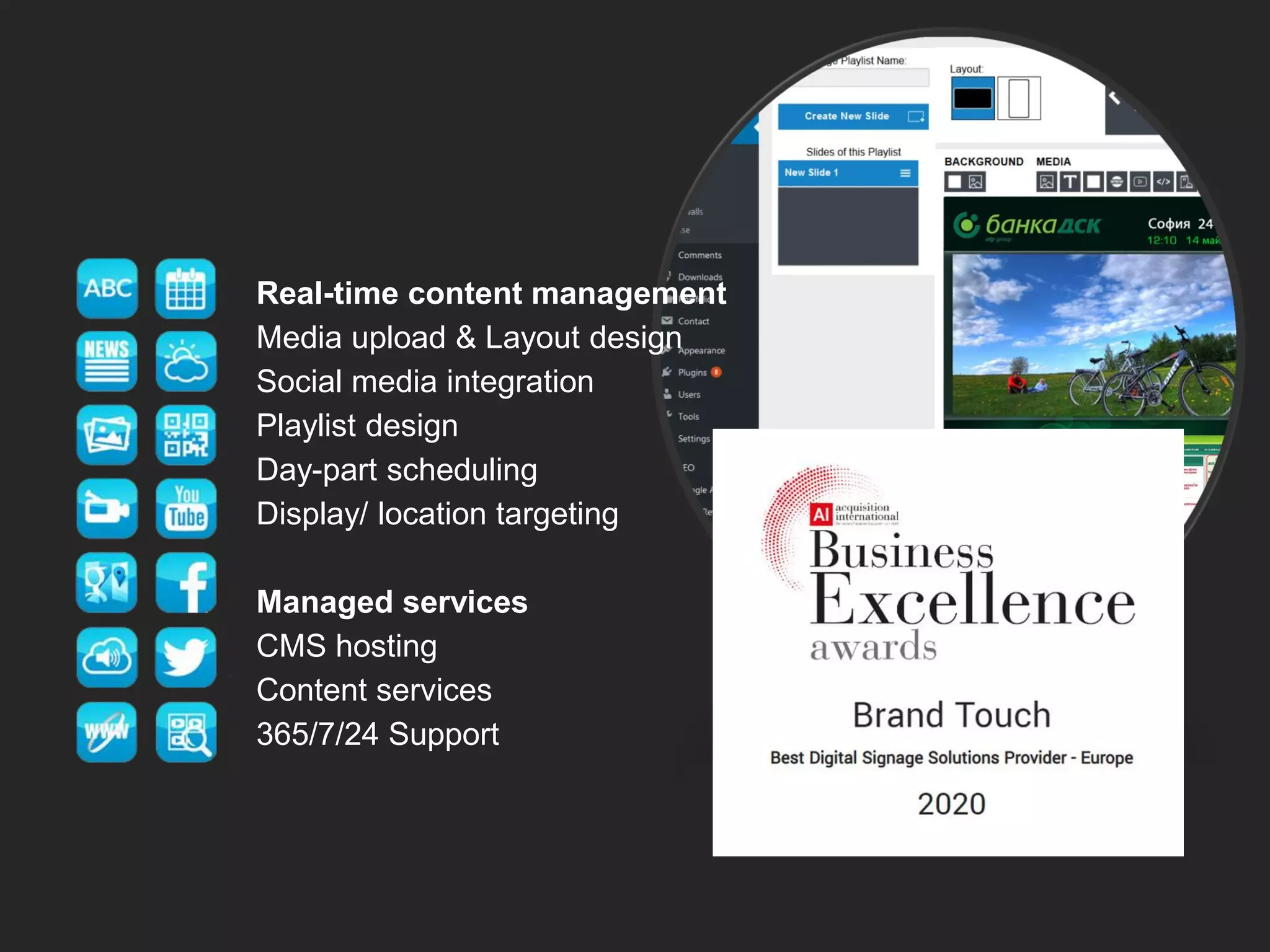 4K QLED 10-touch outdoor digital signage totems iPoint 75 | PPT