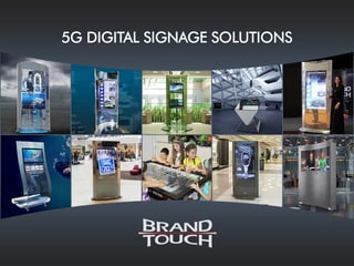 4K QLED 10-touch outdoor digital signage totems iPoint 75 | PPT