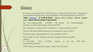 4k technology seminar | PPT