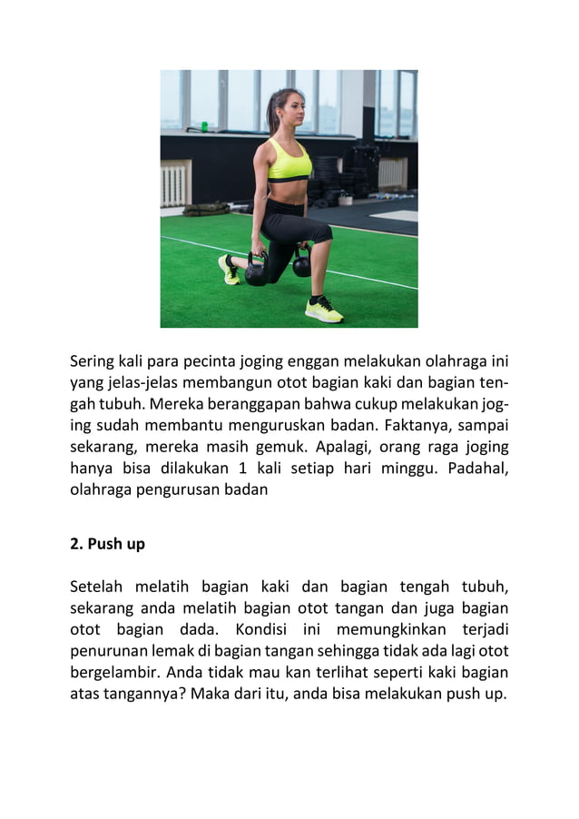 Tips Diet | 4 kunci diet 30 hari kurusin badan di rumah | PDF