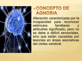 la agnosia | PPTX