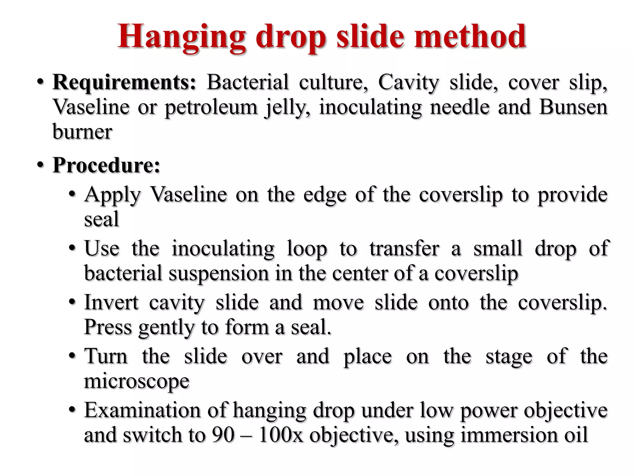 4. Laboratory methods for identification of microorganisms ...