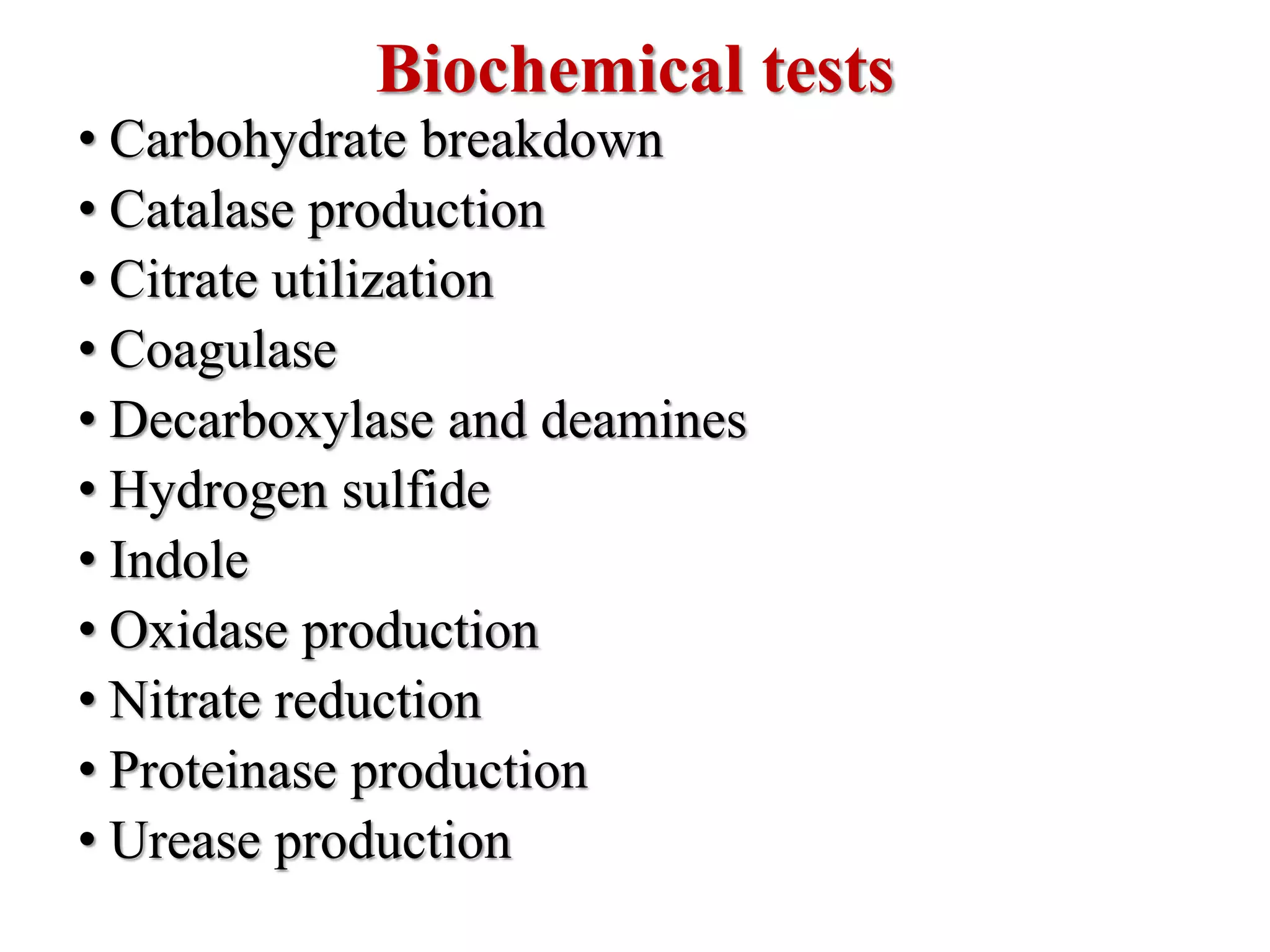 4. Laboratory methods for identification of microorganisms ...