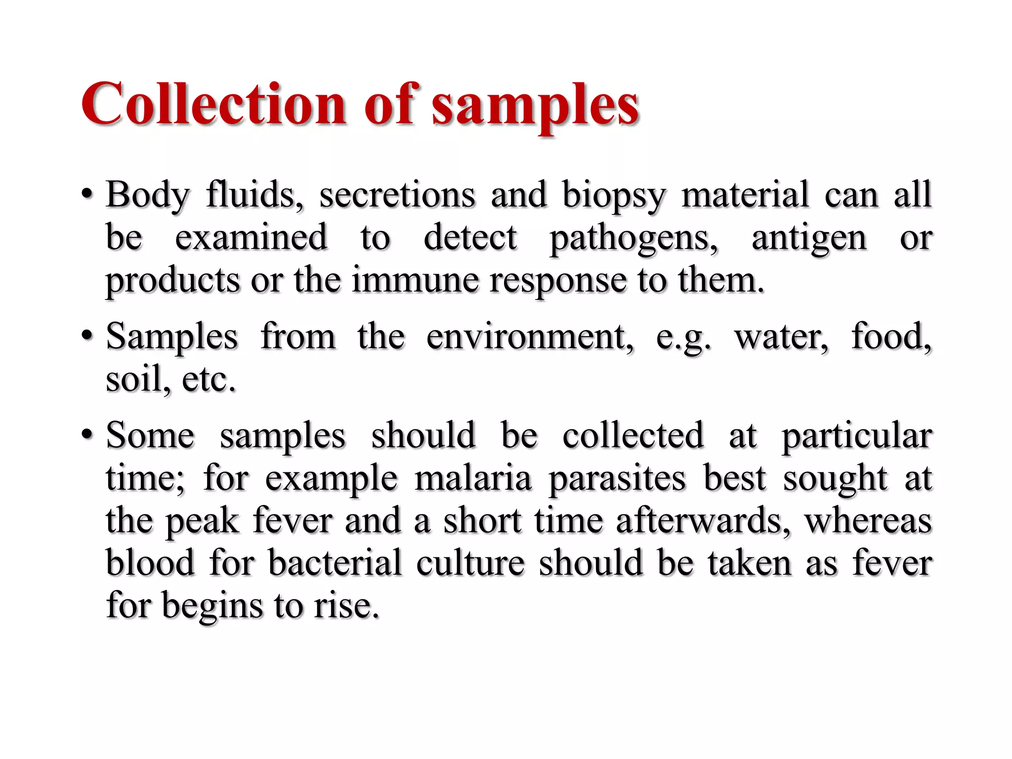 4. Laboratory methods for identification of microorganisms ...