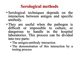 4. Laboratory methods for identification of microorganisms ...