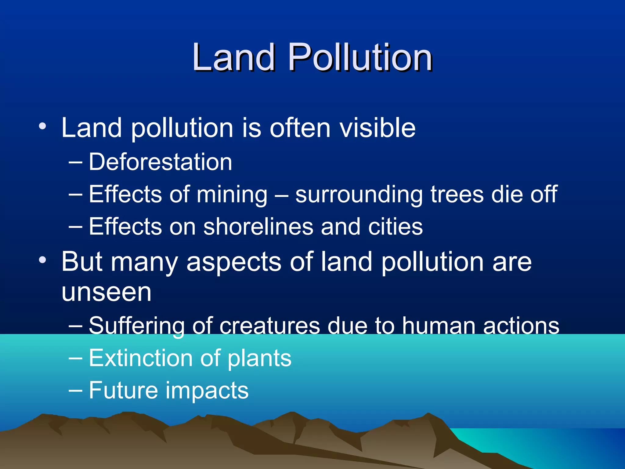 Land pollution | PPT