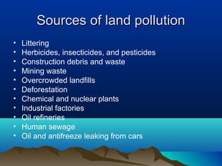 Land pollution | PPT