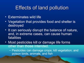Land pollution | PPT