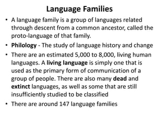 4 Language History.pptx | Genealogy and Ancestry | Hobbies & Interests