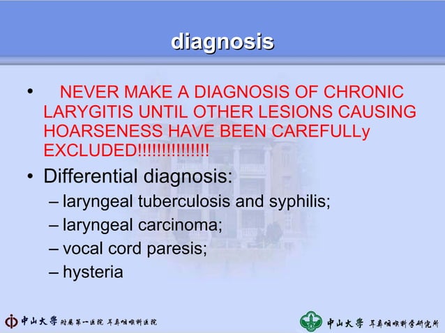 4 laryngeal disorders | PPT | Ear, Nose and Throat Conditions ...