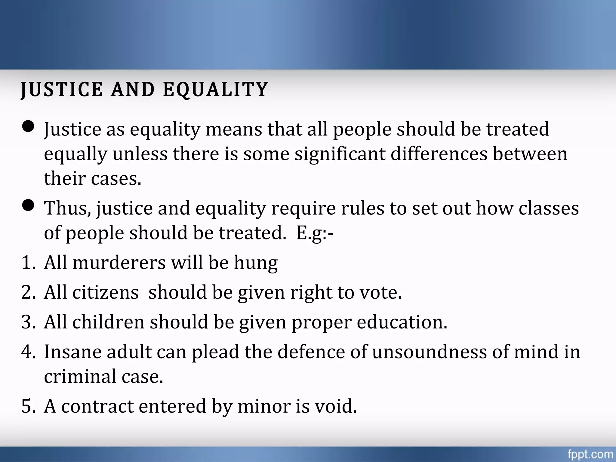 4) law and justice | PPT