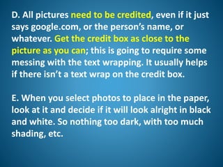 Newspaper Layout and Basic Guidelines | PPTX