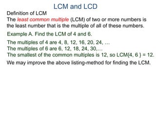 4 lcm and lcd 125s | PPTX