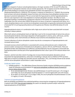 Hyperphosphatemia in CKD | PDF