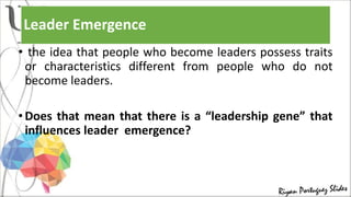 4 Leadership | PPTX | Executive Leadership & Management | Business