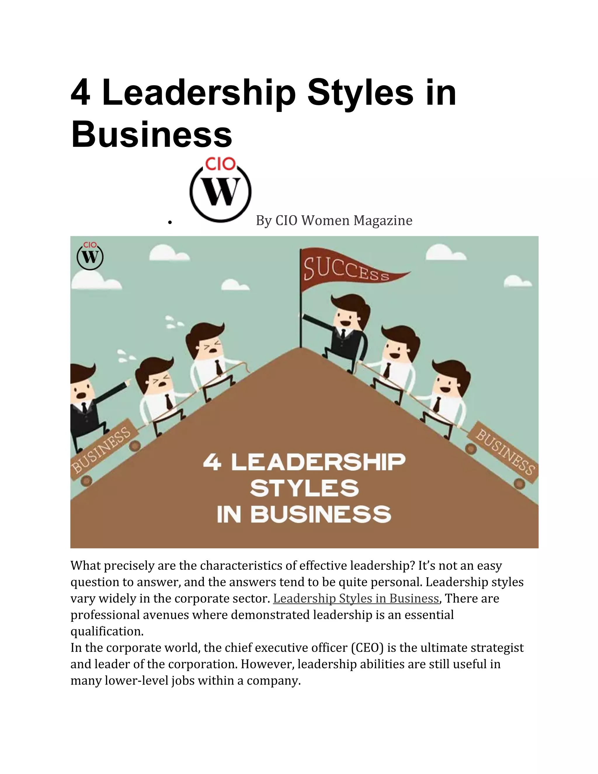 4 Leadership Styles in Business.pdf