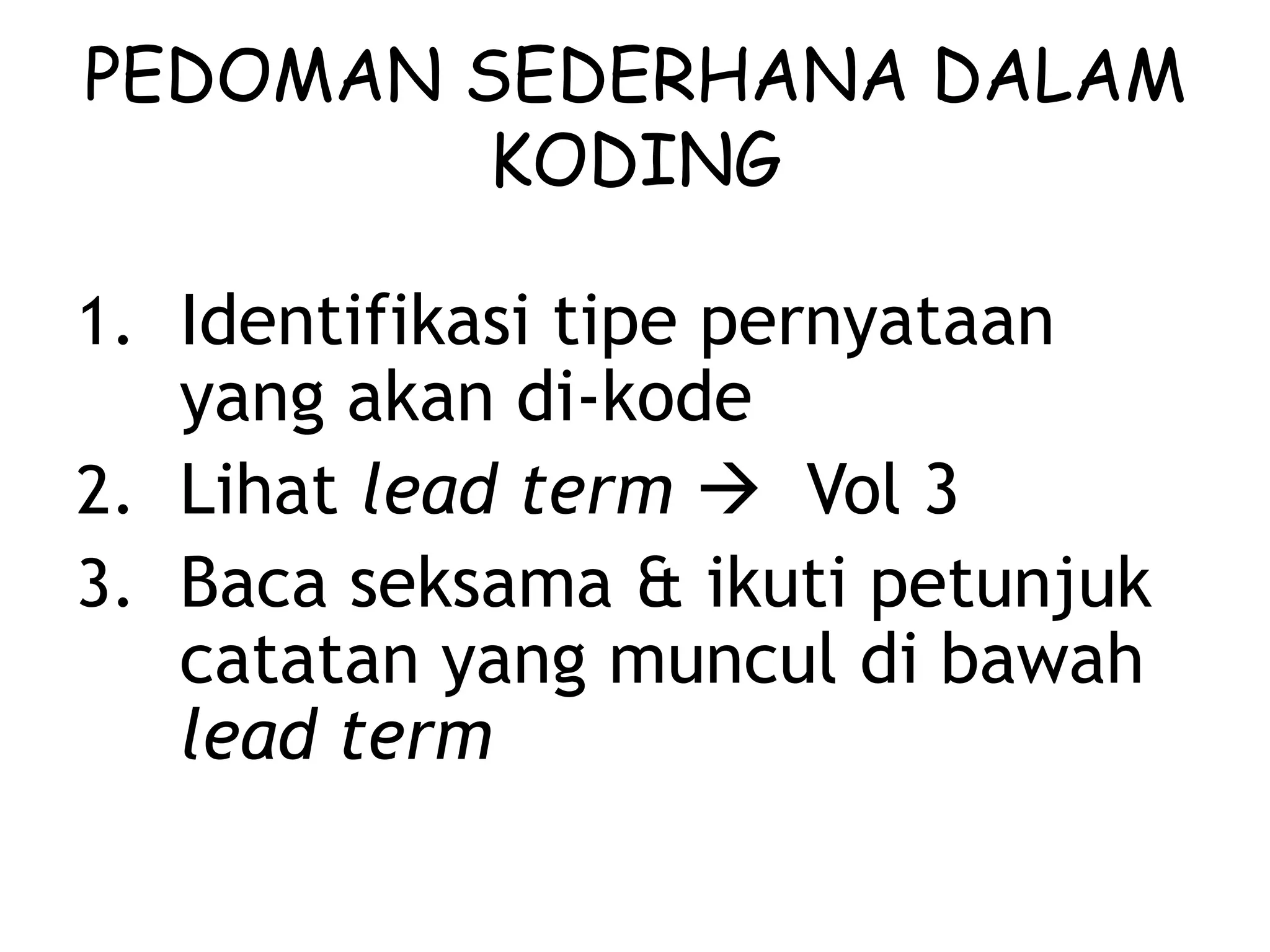 (4) lead term & tata cara koding icd 10 | PPTX