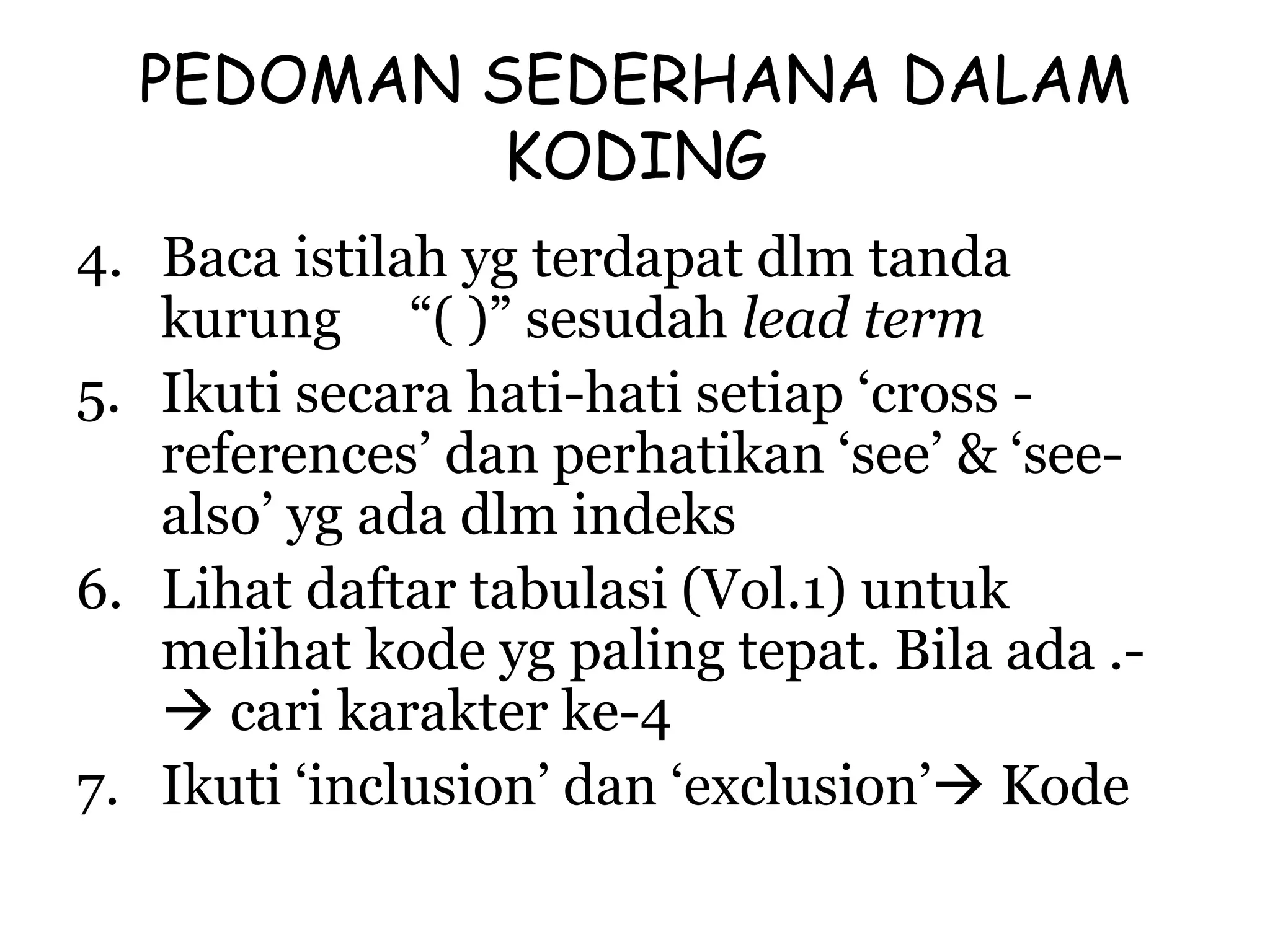 (4) lead term & tata cara koding icd 10 | PPTX