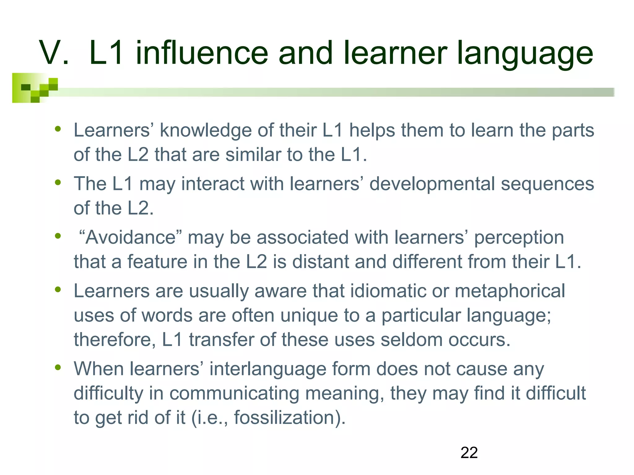 Learner Language | PPT