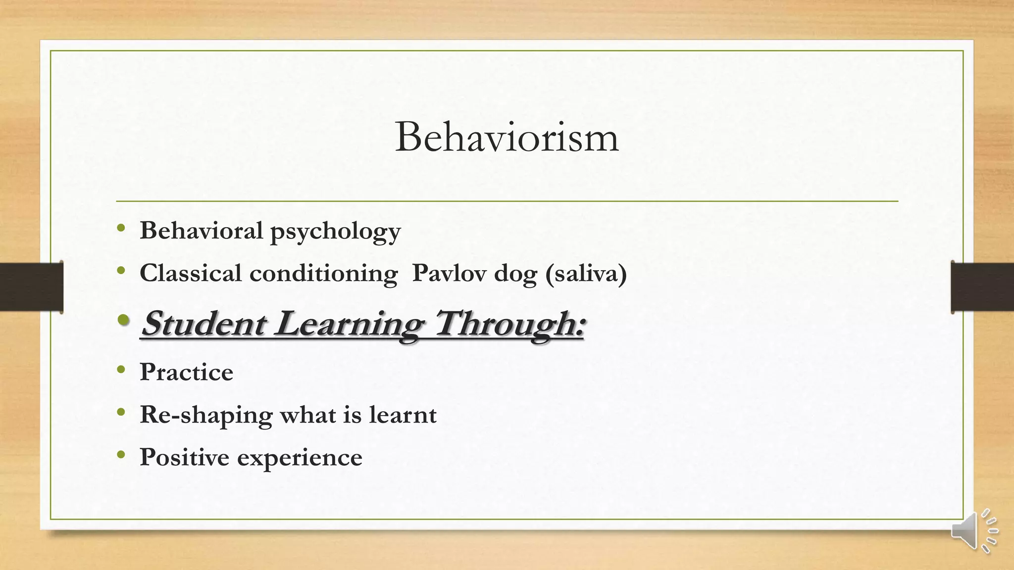 4 learning theories | PPTX