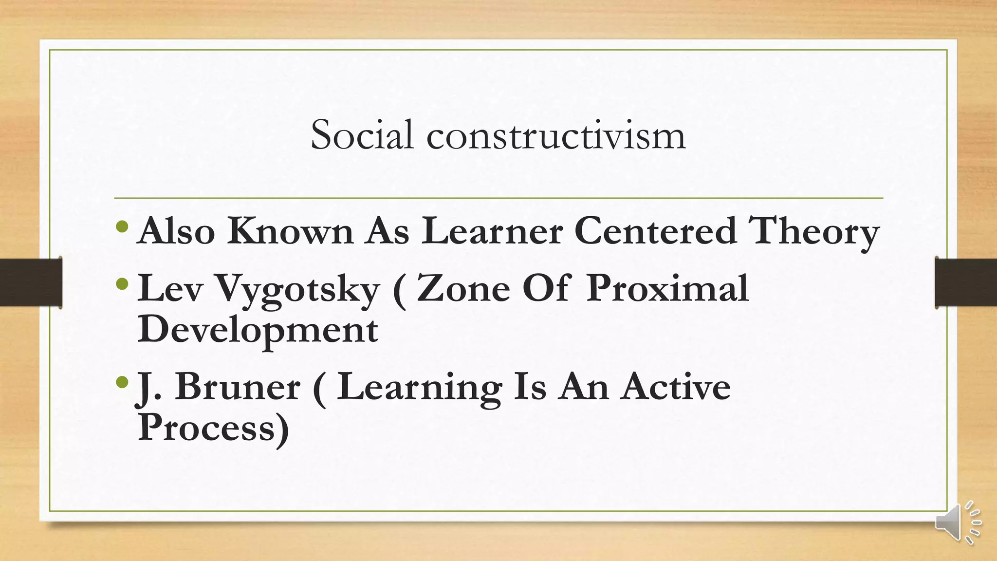 4 learning theories | PPTX