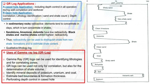 4 lect- Well log analysis - GR.pdf | Geology | Science