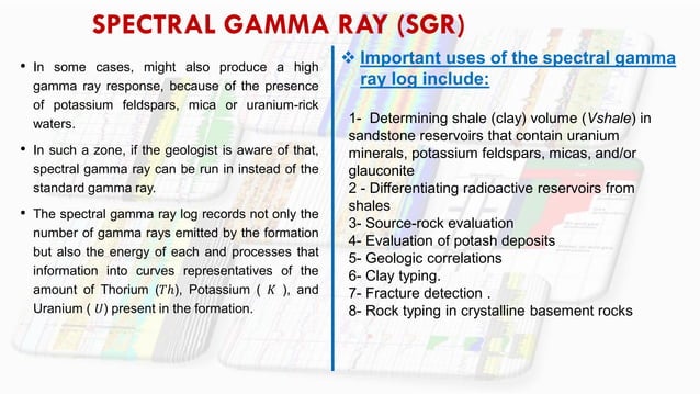 4 lect- Well log analysis - GR.pdf | Geology | Science