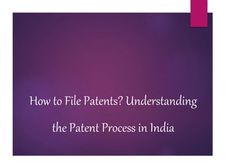 (IPR) Patent filing | PPTX