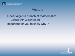 Comprehensive Introduction to Linear Algebra, Statistics, and ...
